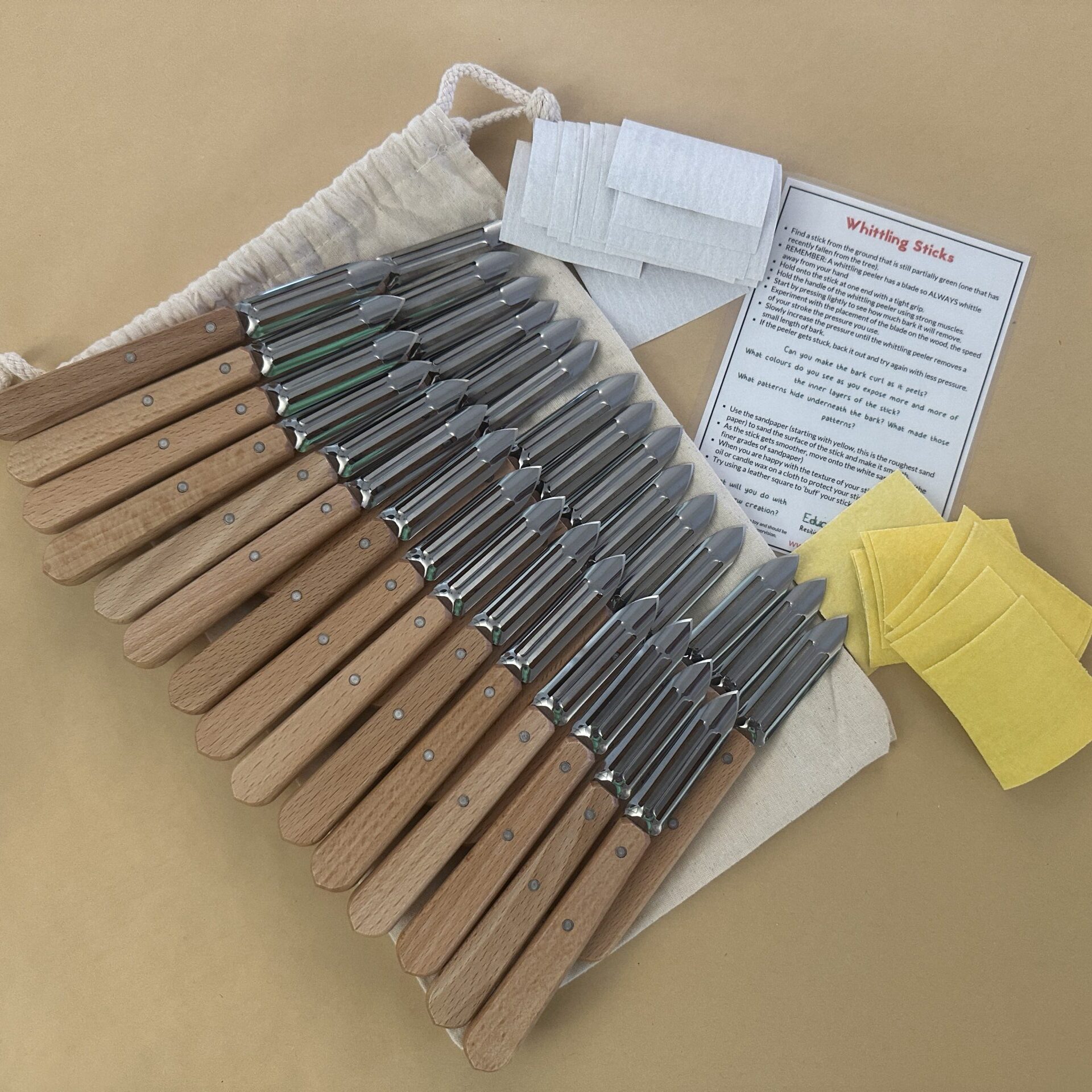 Whittling Kit (Class Set) - Educated by Nature Shop